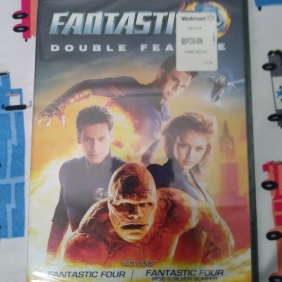 Media | Fantastic 4 Double Feature Dvd | Poshmark